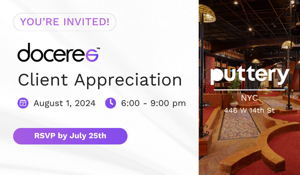 You're Invited: Doceree Client Appreciation